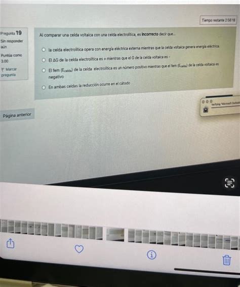 Solved When Comparing A Voltaic Cell With An Electrolytic Chegg Com
