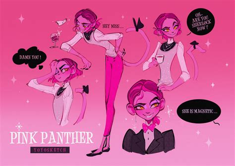 Artstation Pink Panther Character Design