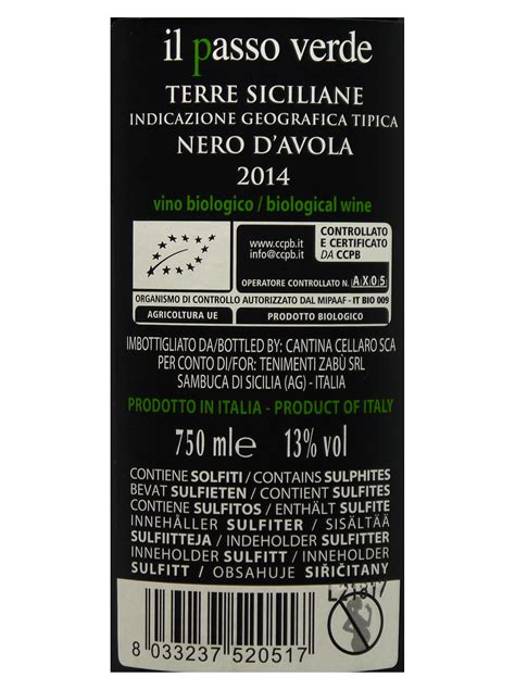 Farnese Il Passo Verde Nero D´avola Online Weinhandel