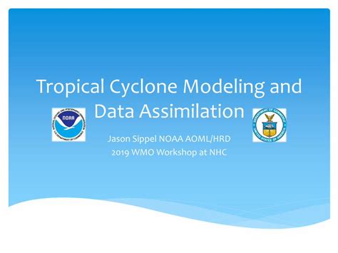 pdf tropical cyclone modeling and data assimilation hwrd data