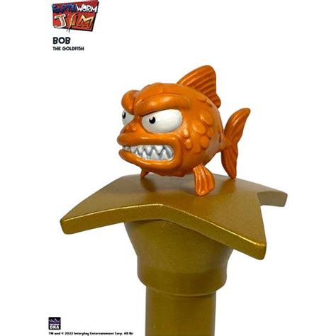 Earthworm Jim Bob The Killer Goldfish And 4 Action Figure 15 Cm