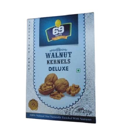 Black Rectangular Shaped Matte Finished Printed Dry Fruit Packaging Box