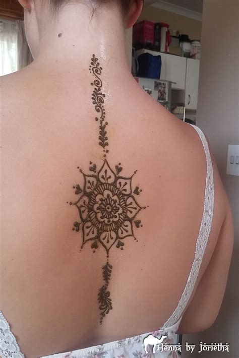 Henna Tattoo Back Simple