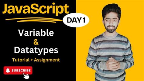 Javascript Variables And Data Types Web Developmentjavascript Course
