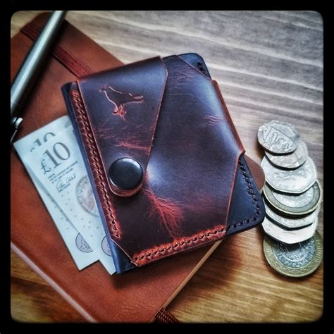 Scout Handmade Leather Edc Wallet Etsy Uk