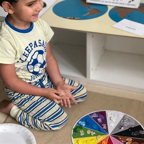 Color Sorting Fabric Circle Classification Of Primary And Secondary Colors Color Sorting Set