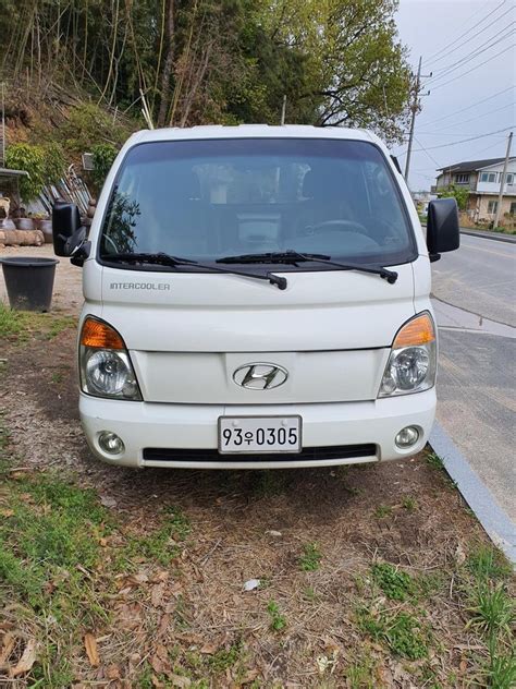 포터2 슈퍼캡 2007년식 에어컨 차바닥 후방센서 세컨웨어