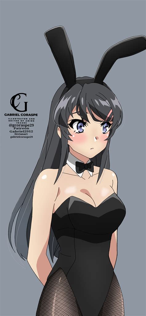 Mai Sakurajima Bunny Girl Senpai By Gabrielcoraspe29 On Deviantart