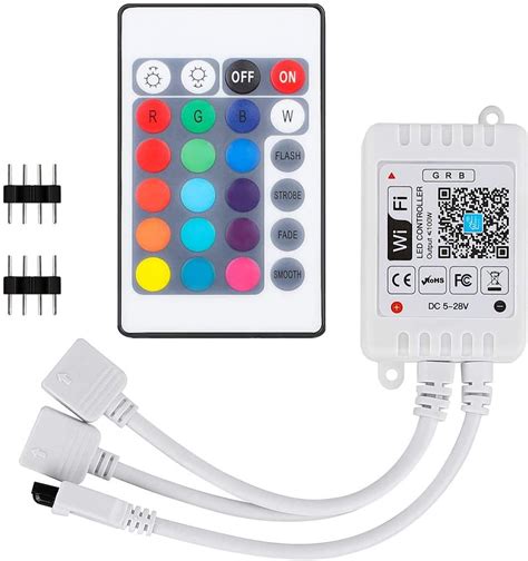 Wi-Fi RGB контроллер с таймером и цветомузыкальным режимом + IR пульт ...