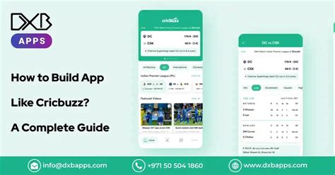 How To Build App Like Cricbuzz A Complete Guide Dxb Apps