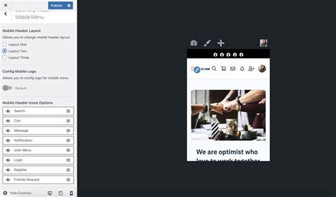 mobile menu wbcom designs docs