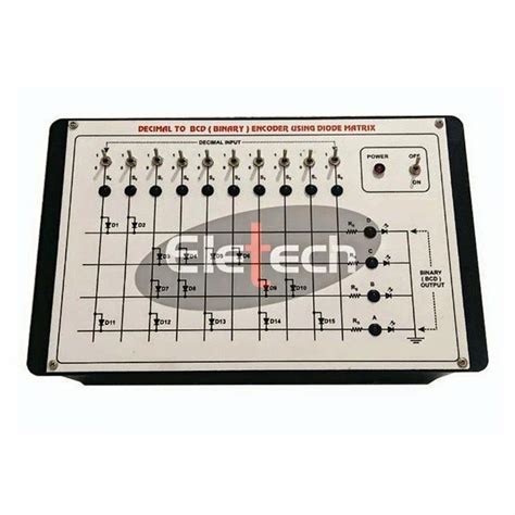 Decimal To BCD Binary Encoder Using Diode Matrix For Laboratory At Piece In Ambala