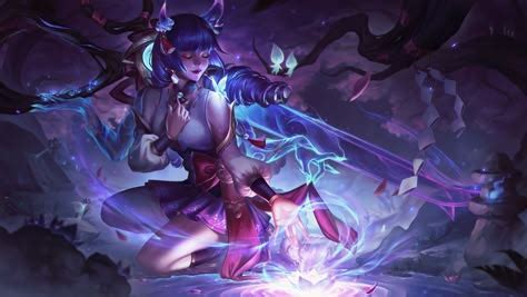 Snow Moon Fiora Han Flores League Of Legends Lol League Of Legends