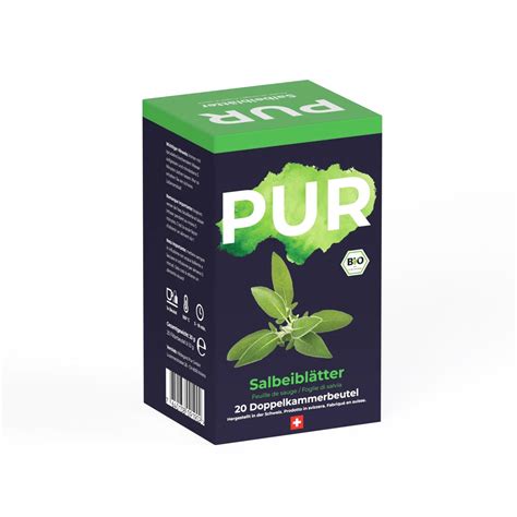 Pur Salbei Tee Packung à 20 Beutel