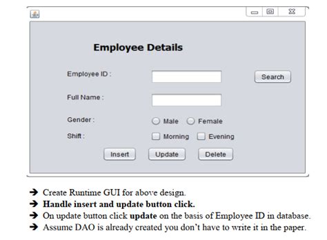 X Employee Details Employee ID Search Full Name Chegg Com