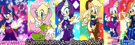 Commision Mane 6 Togheter Sonic X By Mayastardustyt On Deviantart