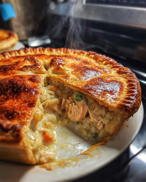 Rotisserie Chicken Pot Pie 1 Delicious Shortcut Gourmetgusto