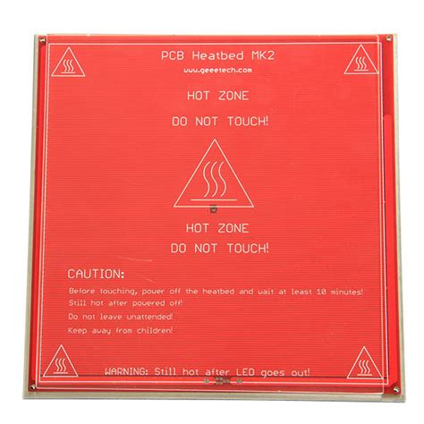 Pcb Heatbedaluminium Bed Mount Plateborosilicate Glass Reprap