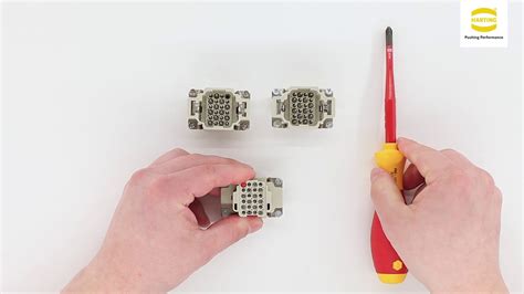 Coding Pin For Harting Han® D Inserts Assembly Instruction Youtube