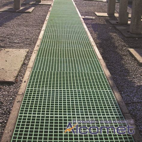 Grp Open Mesh Grating Substations Alcomet