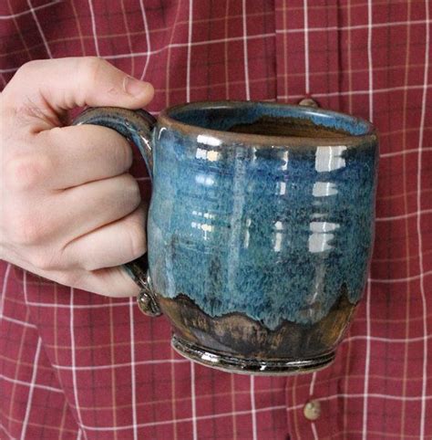 Extra Large Coffee Mug 16 Oz 20 Oz Wheel Thrown Stoneware Made To