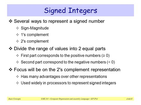 Basic Concepts Coe 205 Computer Organization And Assembly Language