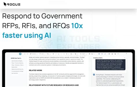 Rogue Accelerating Rfp Rfi And Rfq Responses With Ai Ai Tools Explorer
