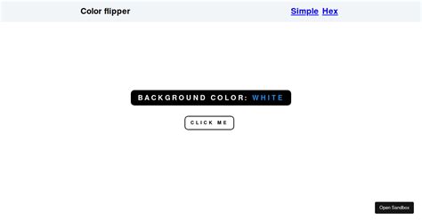Change Bg Codesandbox