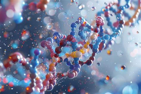 Premium Photo Dna Molecule Illustration Isolated 3d Rendering
