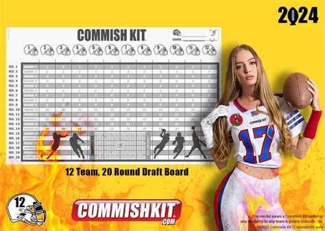 Printable Draft Sheets 12 Teams