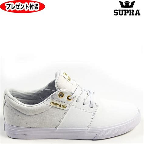 Supra スニーカー Supra スープラ Stacks Vulc2 スタックスバルク2 White Gold White ゴールド