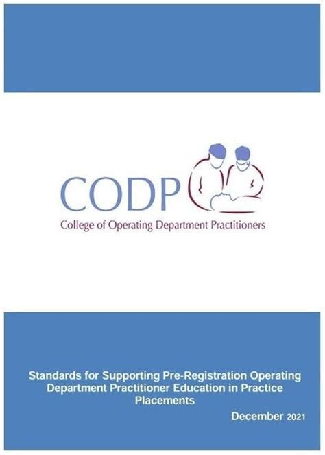 College Of Operating Department Practitioners