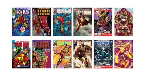 Iron Man Comic Book Covers Adazing