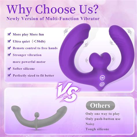 Double Ended Dildo Vibrator For Lesbian Gadgetlly