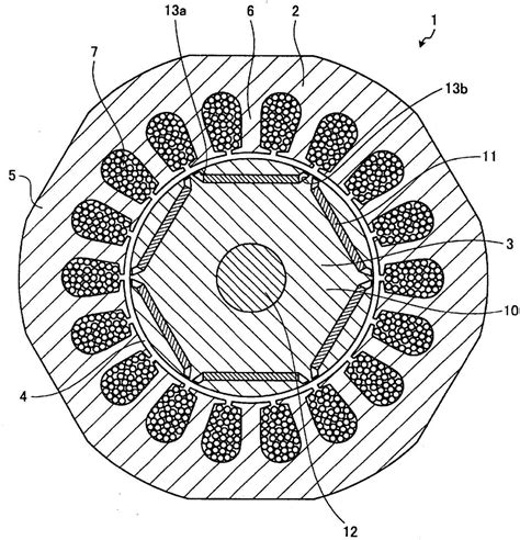 Permanent Magnet Embedded Motor And Compressor Eureka Patsnap