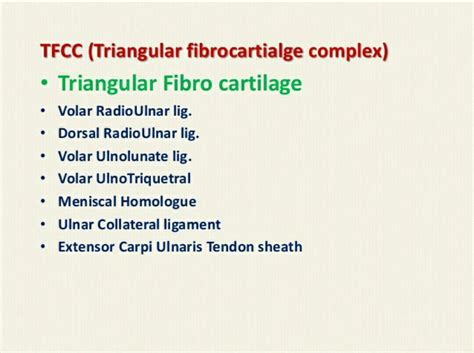 The Triangular Fibrocartilage Complex Tfcc Slide Vineet Srivastava Triangular Home Decor