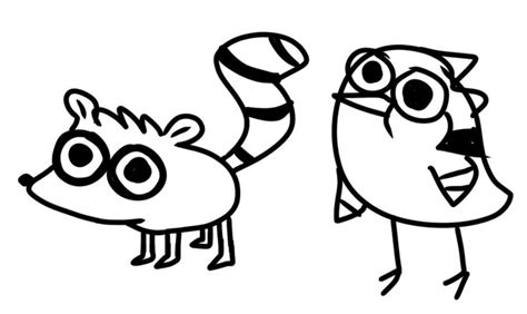 Mordecai And Rigby The Regular Show Graffiti Drawing Cute Drawings