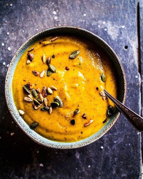 Creamy Parsnip Soup With Toasted Pumpkin And Sunflower Seeds Recipe The Feedfeed