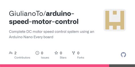 Github Giulianoto Arduino Speed Motor Control Complete Dc Motor