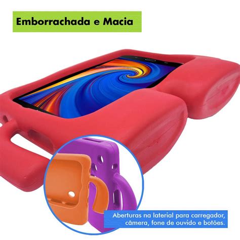 Capa Galaxy Tab 7 Polegadas Infantil Pelicula Azul Céu Carrefour