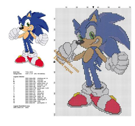 Sonic The Hedgehog Sewing Pattern