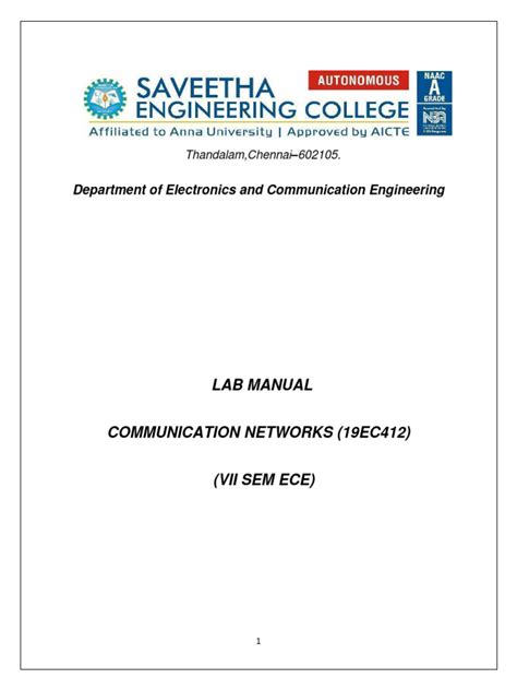 19ec412 Networks Manual Pdf Computer Network Router Computing