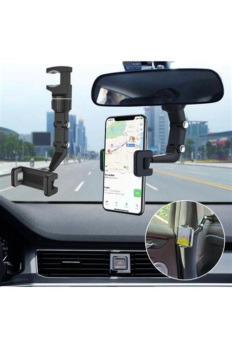Peakaks Dikiz Aynası Uyumlu Telefon Tutucu Araba Içi Navigasyon Tutacağı Çok Fonksiyonlu Fiyatı