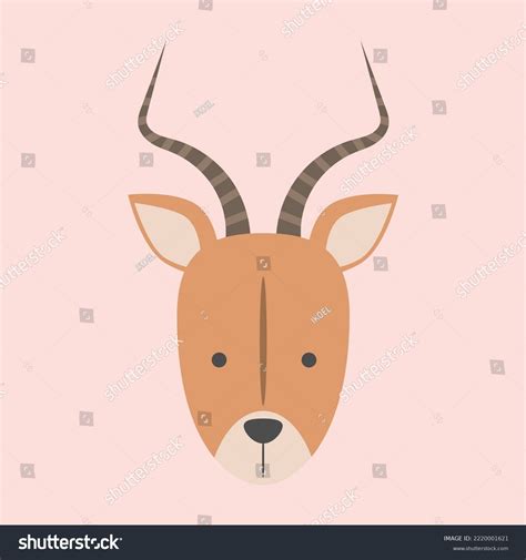 Cute Impala Cartoon Vector Icon Illustration Stock Vector Royalty Free 2220001621 Shutterstock