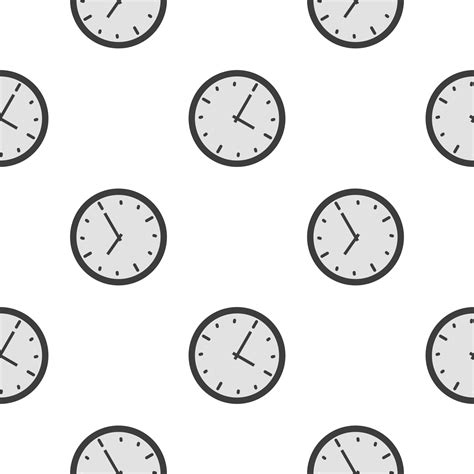 Clock Seamless Pattern 11508998 Vector Art At Vecteezy