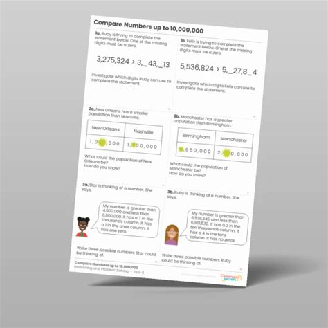 Year 6 Read And Write Numbers Up To 10 000 000 Reasoning And Problem