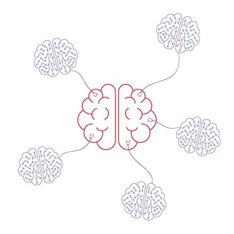 Premium Vector Artificial Intelligence Brains Are Connected To The Human Brain Ai Training Or