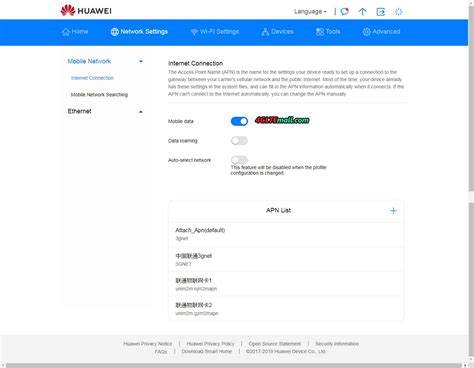 Zong Internet Settings For Huawei Modem Apn Settings