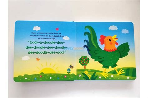 Rooster Says Cock A Doodle Doo Boardbook Booky Wooky