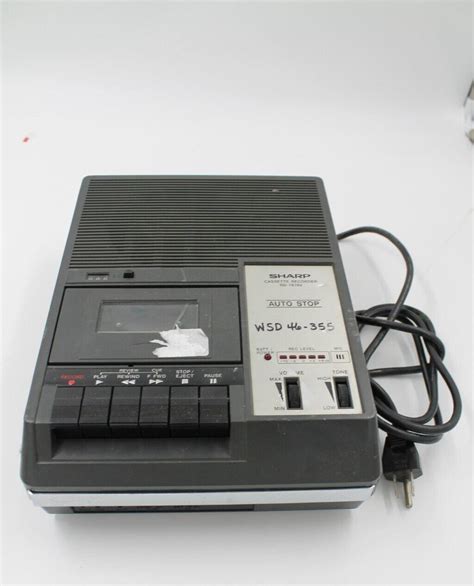Sharp Rd 767av Cassette Recorderplayer Used 4665278263